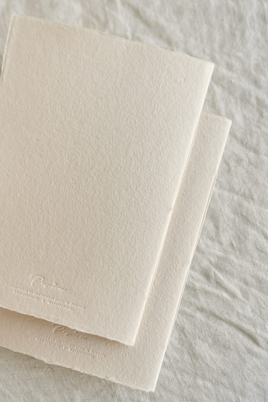 VOW BOOKS - embossed on handmade paper