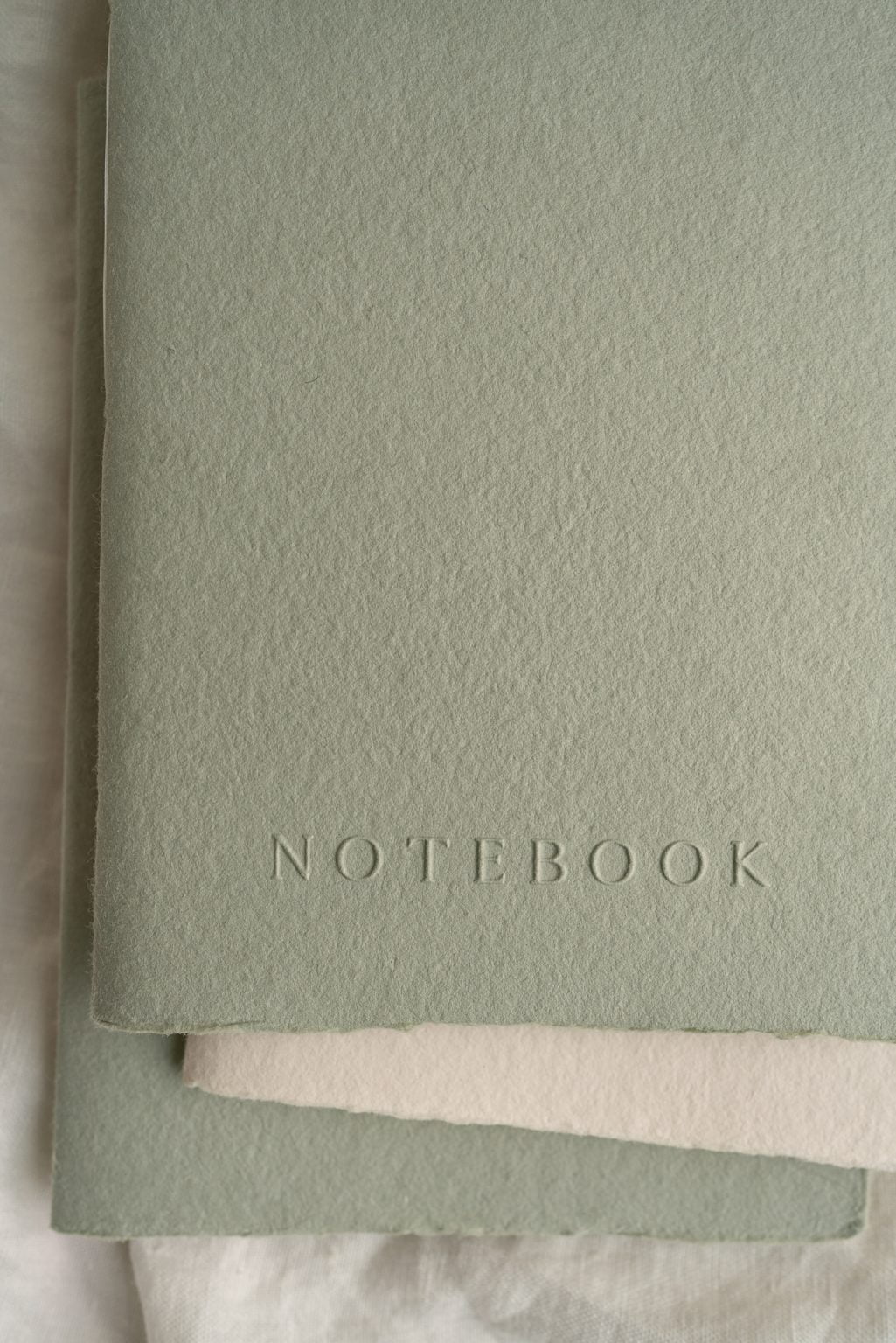 NOTEBOOK - embossed notebook on handmade paper - PAPIRA