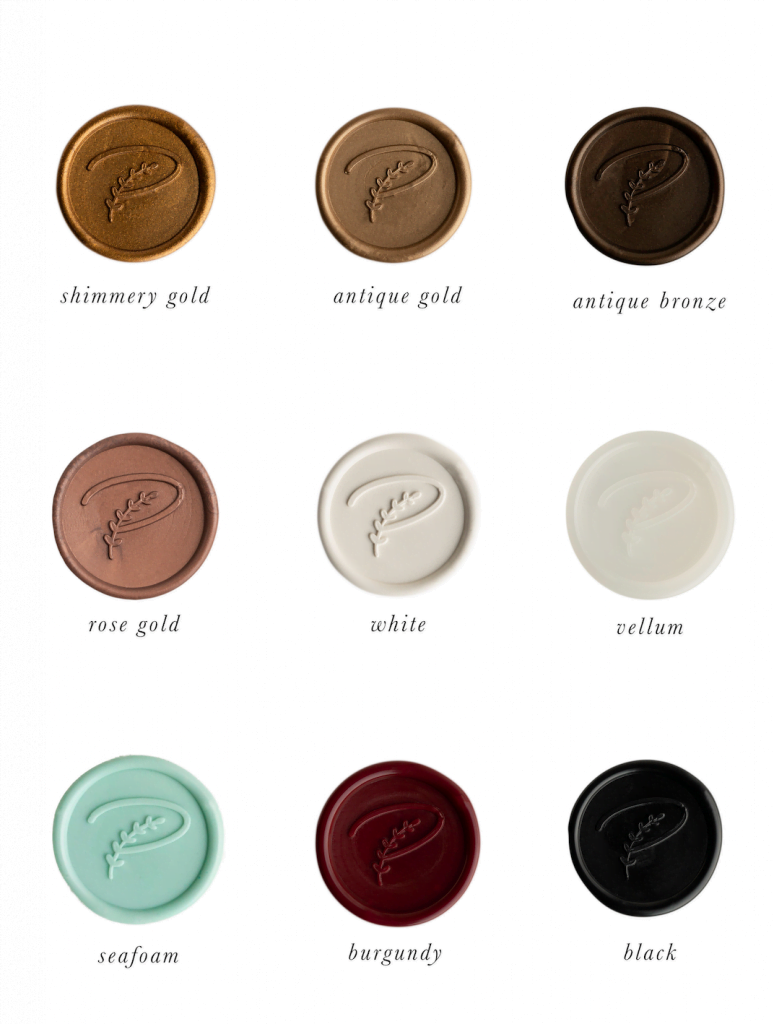Wedding Date - SELF-ADHESIVE WAX SEALS | Shop PAPIRA
